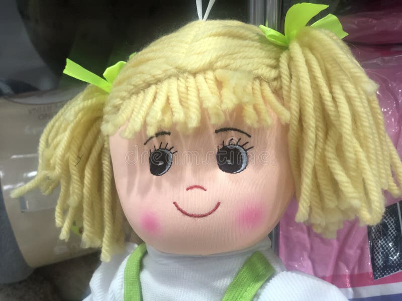 Cute Rag Dolls in Attractive Colors Stock Image - Image of decoration ...