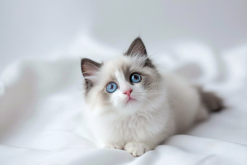 Cute Ragdoll Cat American Motorcycle Clipart Illustration AI Generative ...