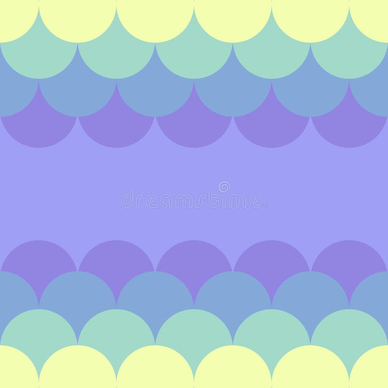 Cute Rainbow Mermaid Banner Background Stock Vector - Illustration of ...