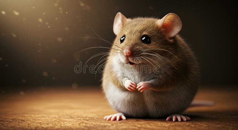 Cute Rat Waiting for Food Fall from Table Stock Photo - Image of nose ...
