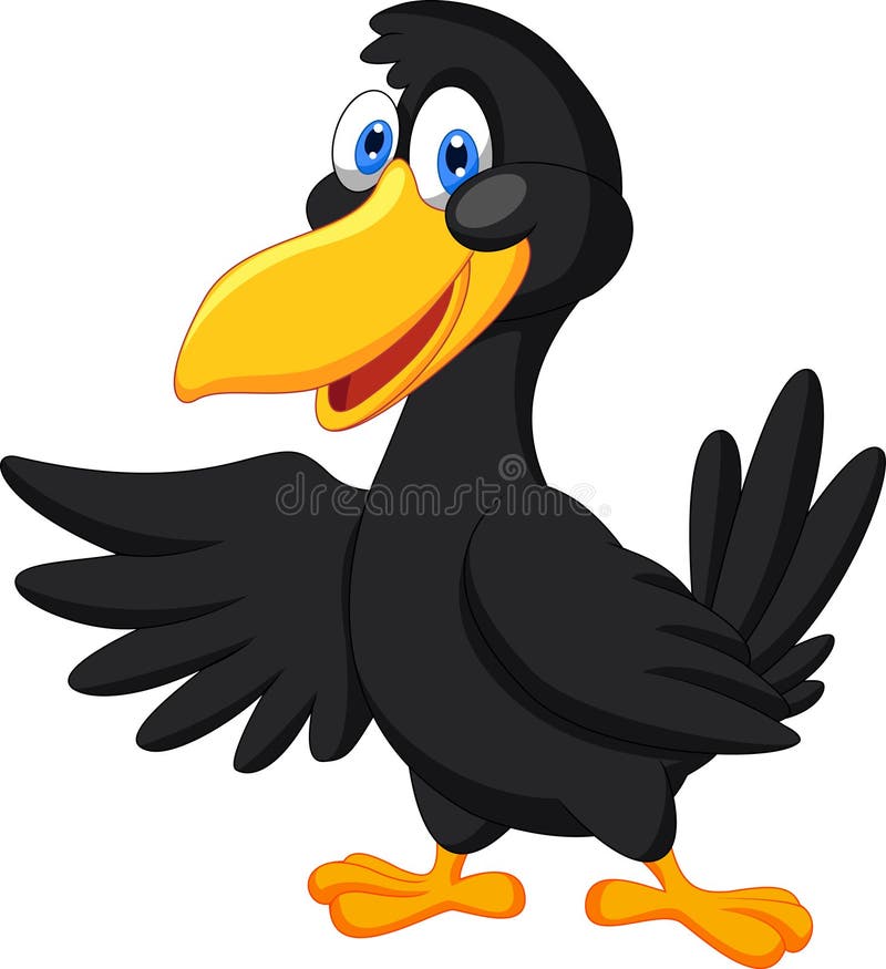 Cartoon Crow