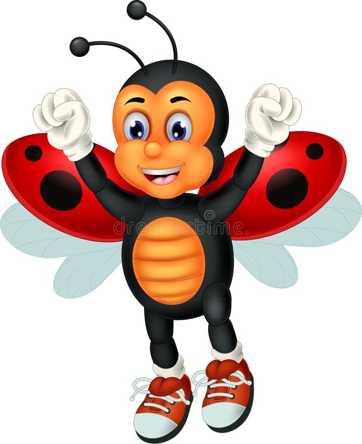 Walking Ladybug Stock Illustrations – 136 Walking Ladybug Stock ...