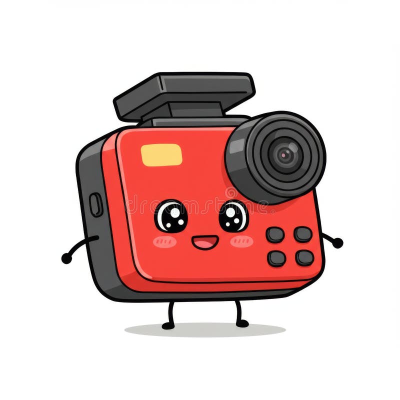 Camera Cute Cartoon Character Emoji Stock Illustrations – 214 Camera ...
