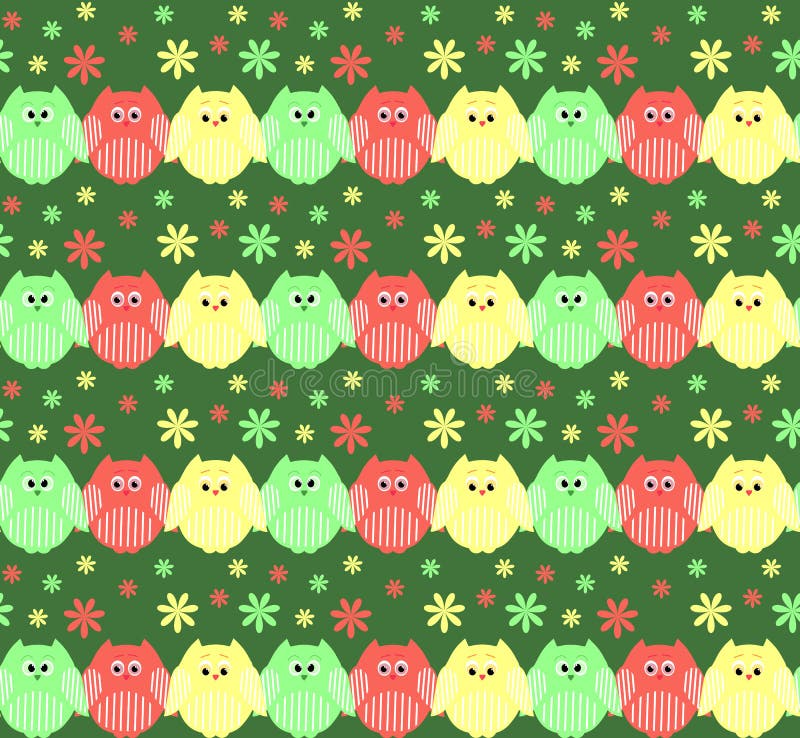 Owls Row Stock Illustrations – 36 Owls Row Stock Illustrations, Vectors ...