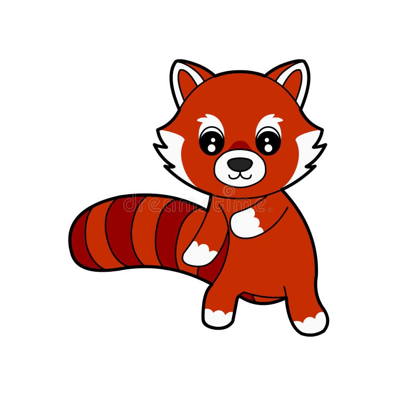 Cute Animated Red Panda