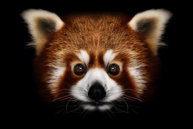 Cute Red Panda. Neural Network AI Generated Stock Illustration ...