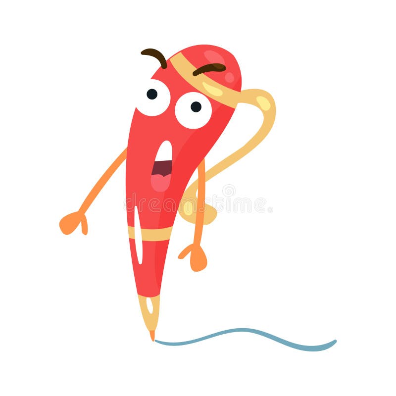 Funny Red Cartoon Pen Stock Illustrations – 1,236 Funny Red Cartoon Pen ...