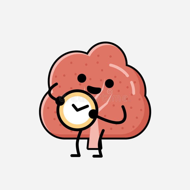 Cute Red Tree Mascot Vector Character in Flat Design Style Stock Vector ...