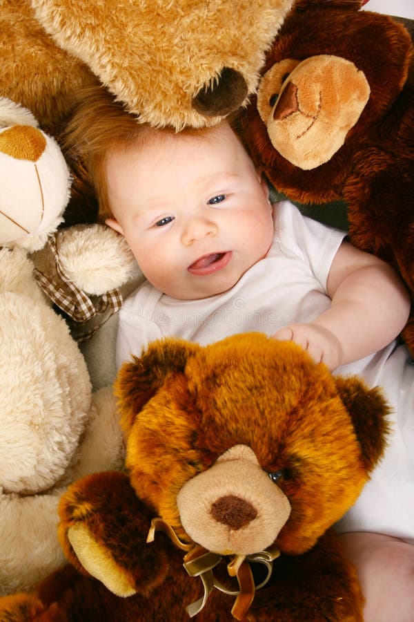 Cute redhead baby stock image. Image of kindergarden, people - 4560591