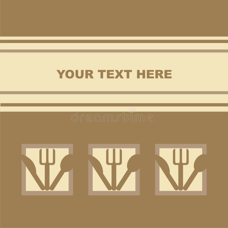 Cute restaurant card stock vector. Illustration of colorful - 21422826