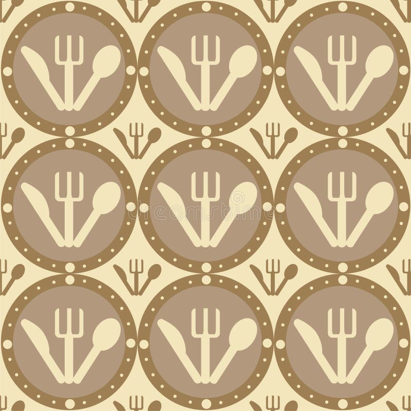 Cute restaurant pattern stock vector. Illustration of cooking - 19019800