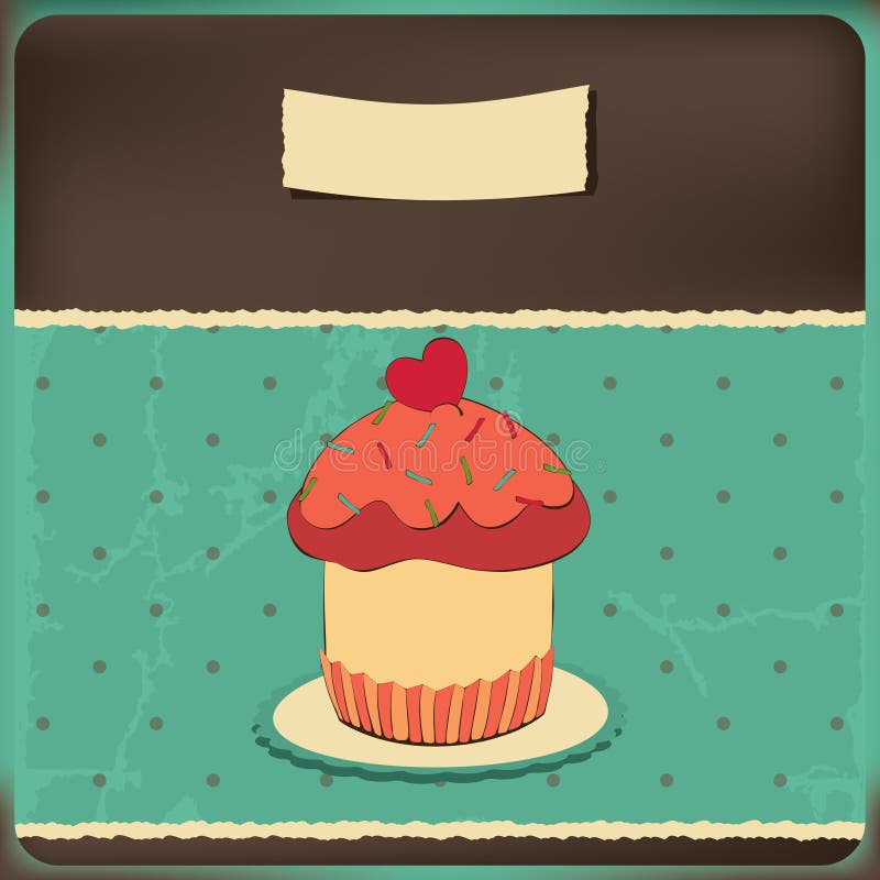 Cupcake frame stock vector. Illustration of delicious - 20776216
