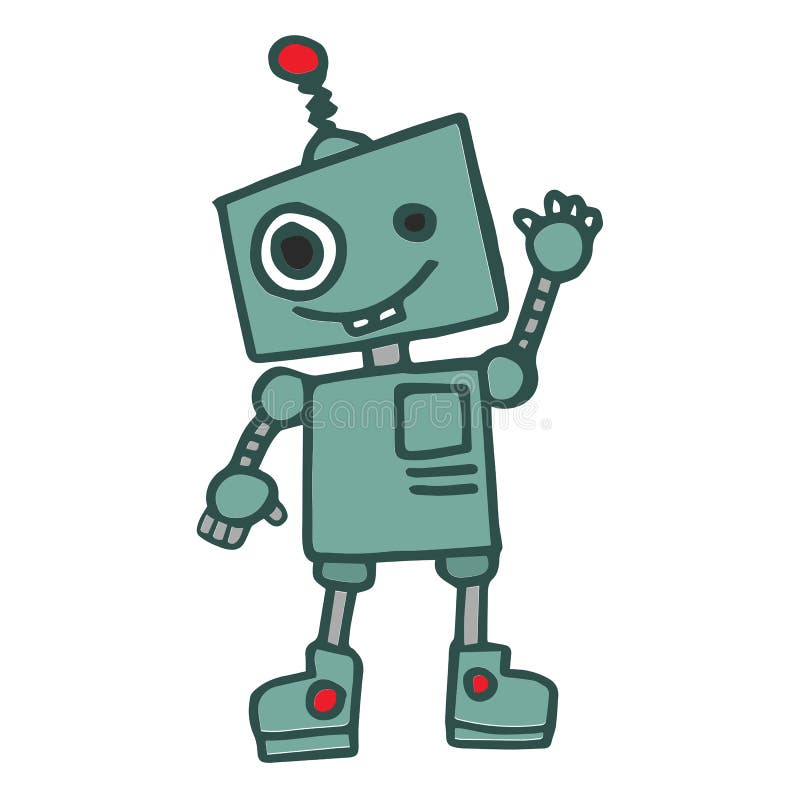 Robbot Technology With Chat Bubble Code Stock Vector - Illustration of ...