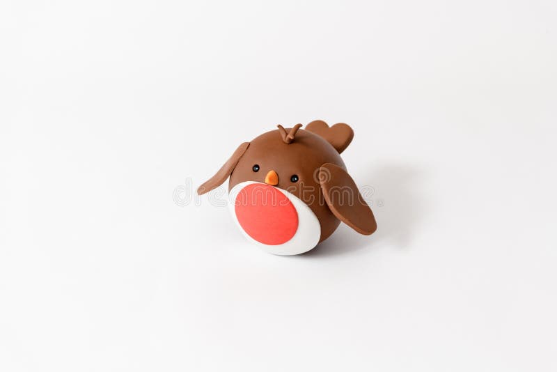 Cute Robin with a Penguin and Polar Bear Isolated on a White Background ...