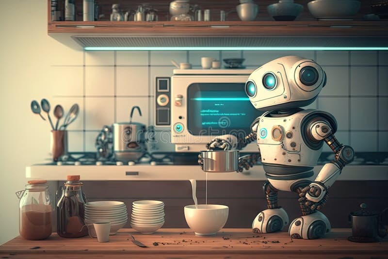 Laboratory Robot Assistant Stock Illustrations – 216 Laboratory Robot ...