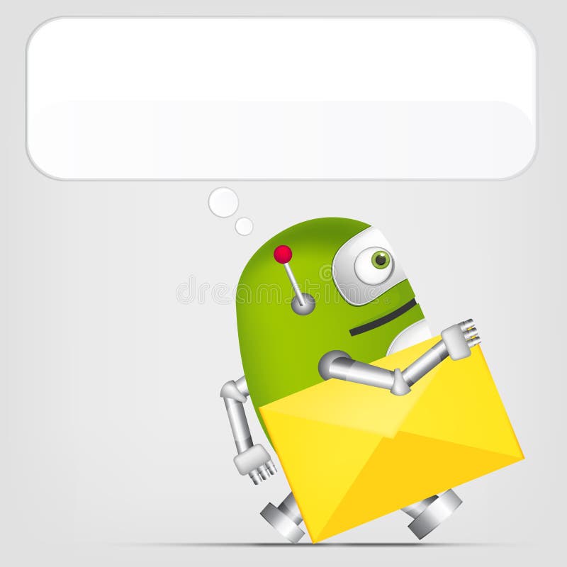 Robot Postman Stock Illustrations – 144 Robot Postman Stock ...
