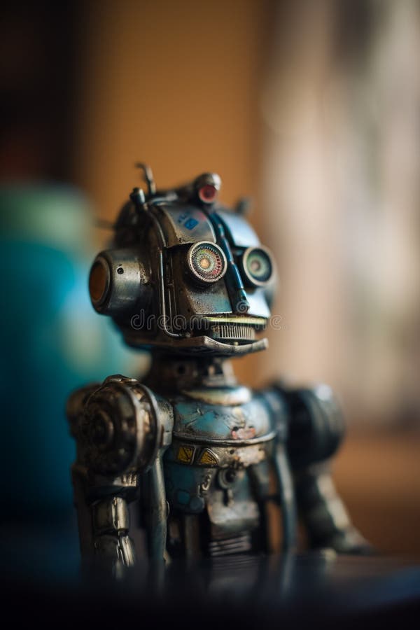 Cute Robot with Sunglasses, Chilling on a Beach Chair with a Cocktail ...