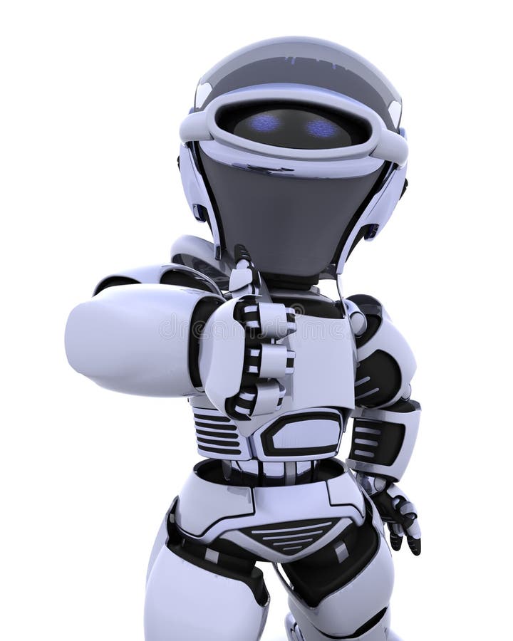 Cute robot cyborg stock illustration. Illustration of cyborg - 13618420