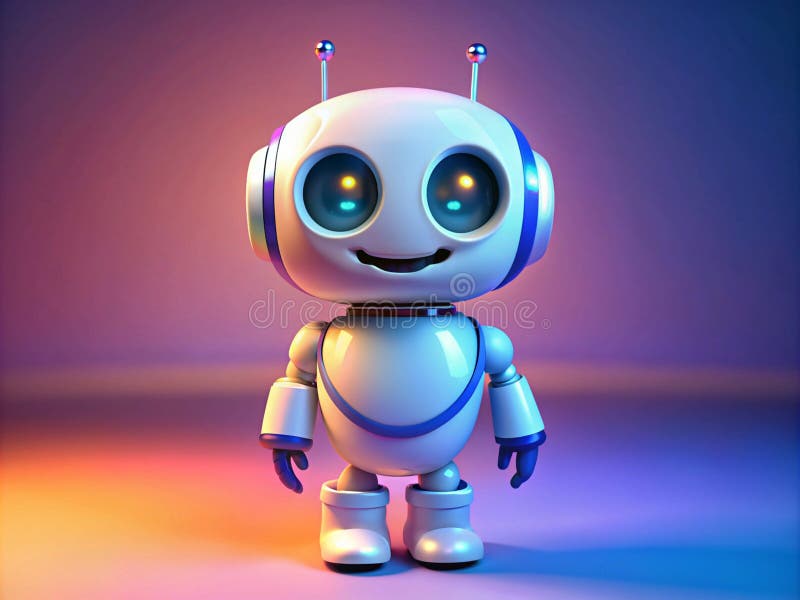 Cute Robot stock vector. Illustration of abstract, robot - 322282089