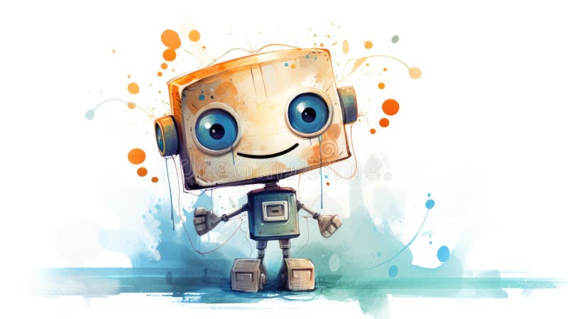 Dog robot play go stock illustration. Illustration of cyborg - 144155369