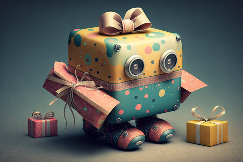 Robot Wrapping Stock Illustrations – 759 Robot Wrapping Stock ...