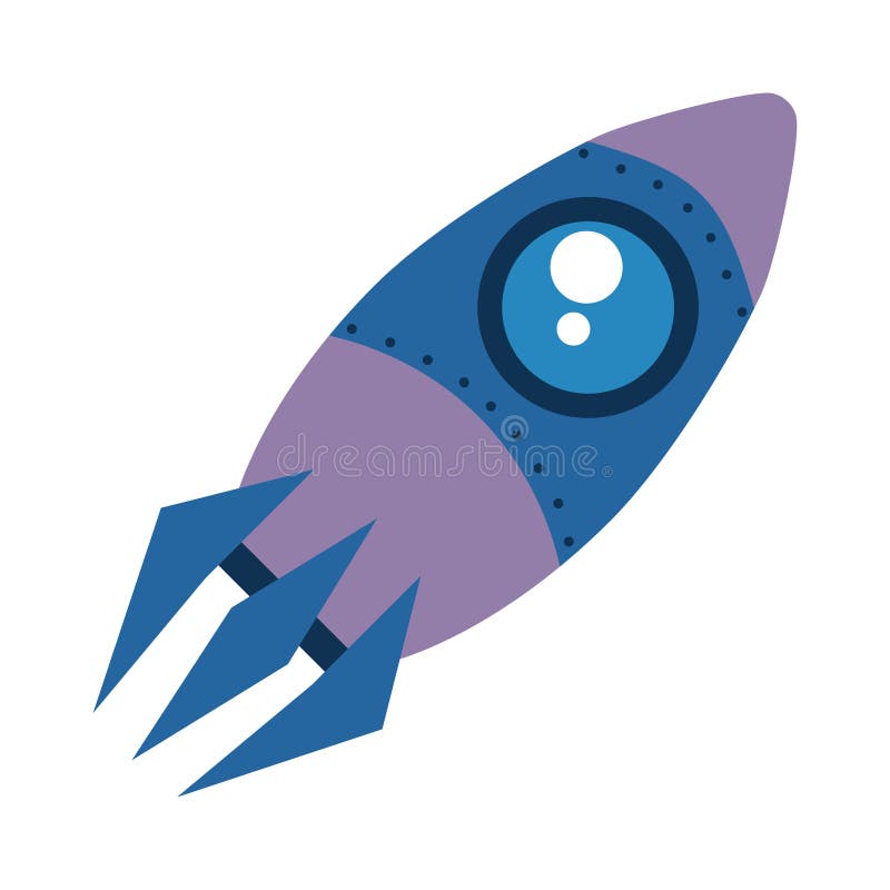 Cute rocket space stock vector. Illustration of design - 212415923