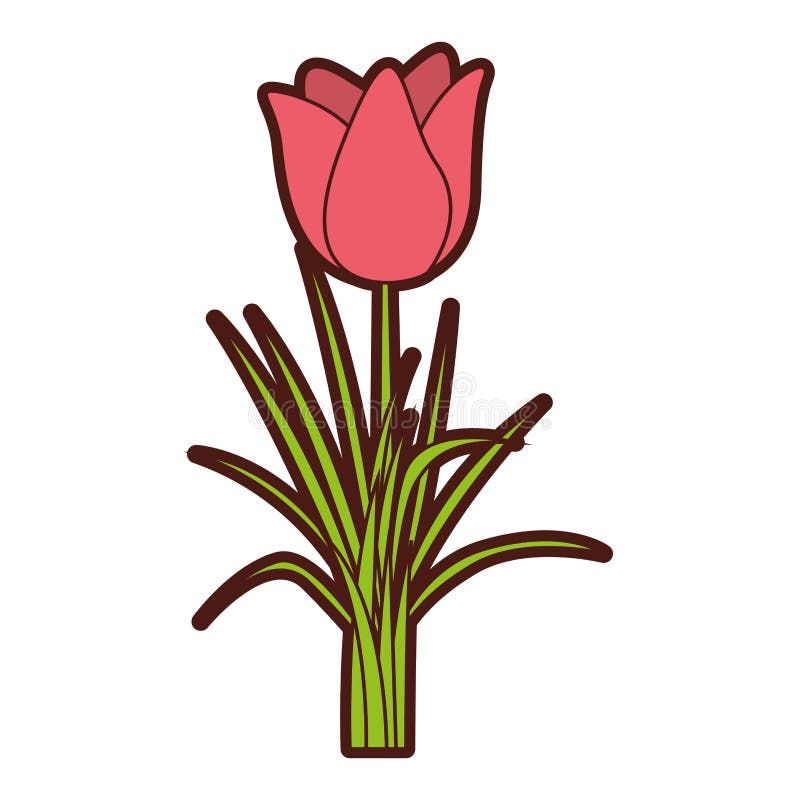 Cute rose isolated icon stock vector. Illustration of ornate - 93152216