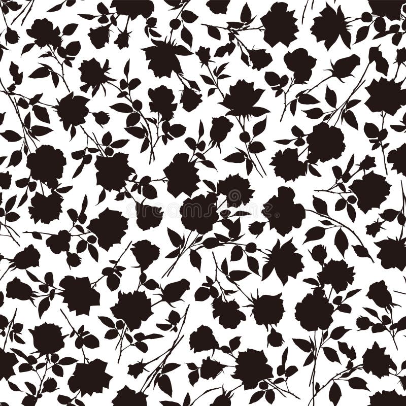 Cute Rose Pattern Perfect for Textile Patterns, Stock Vector ...