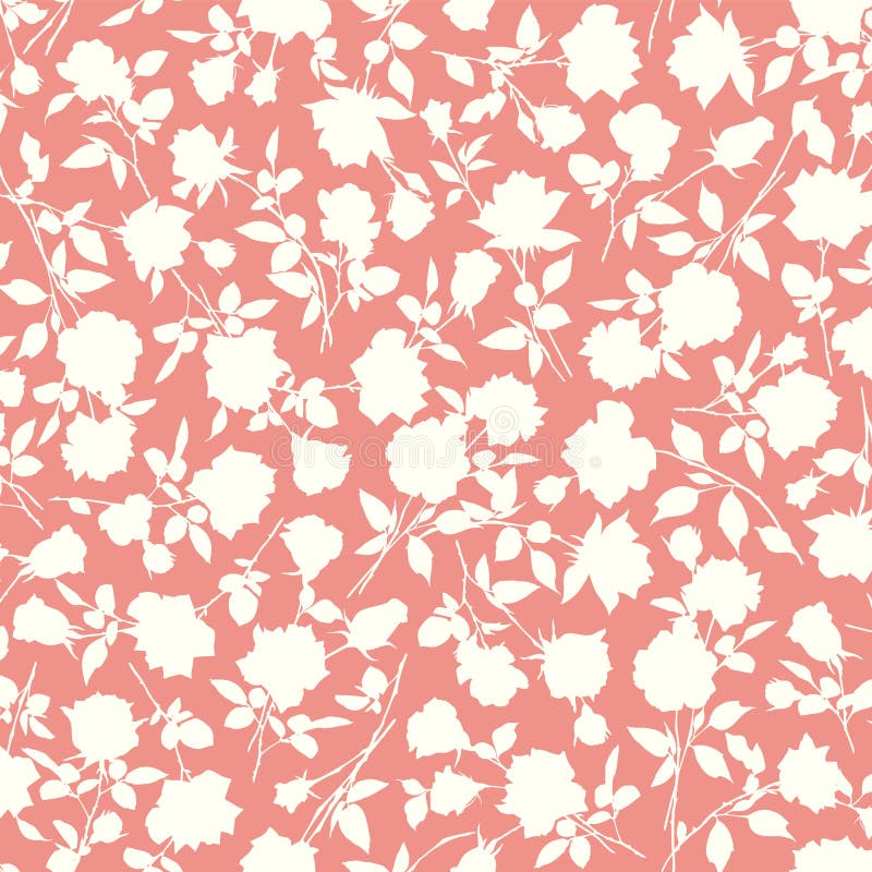 Cute Rose Pattern Perfect for Textile Patterns, Stock Illustration ...