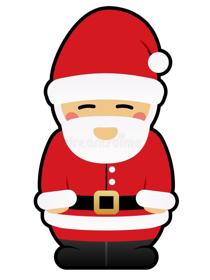 Santa Claus Winking Classic Stock Vector - Illustration of clause ...
