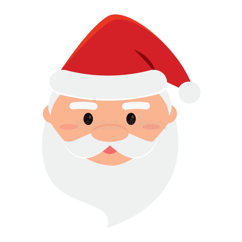 Cute Santa Claus Christmas Avatar Vector Stock Vector - Illustration of ...
