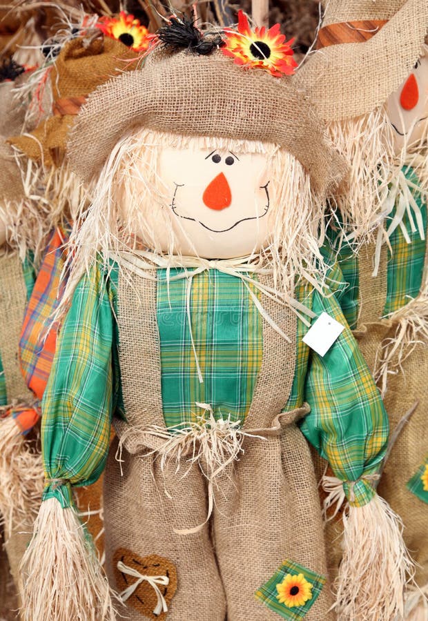 Cute scarecrow stock photo. Image of figurine, cute, decor - 11450516