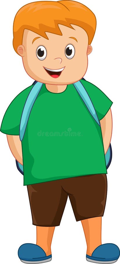 Cute School Boy Cartoon Stock Vector - Image: 64894163
