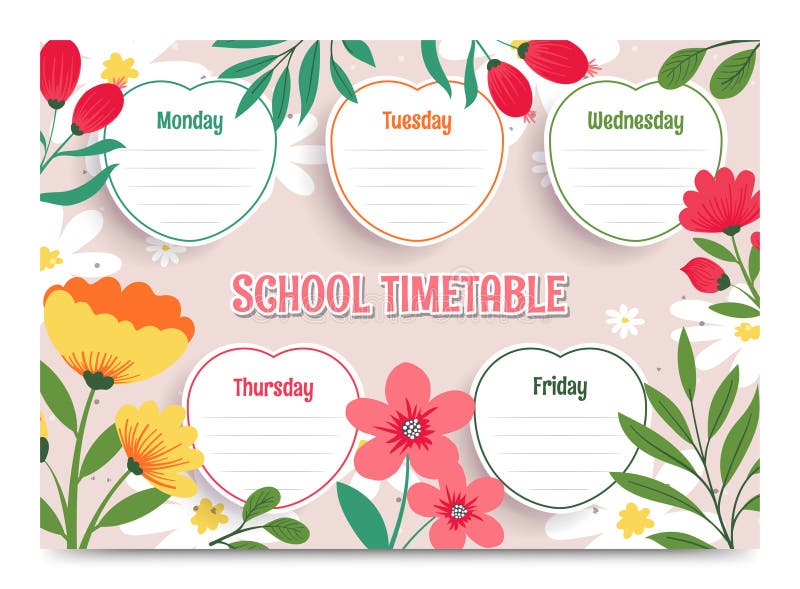 Timetable Classroom Stock Illustrations – 1,055 Timetable Classroom ...