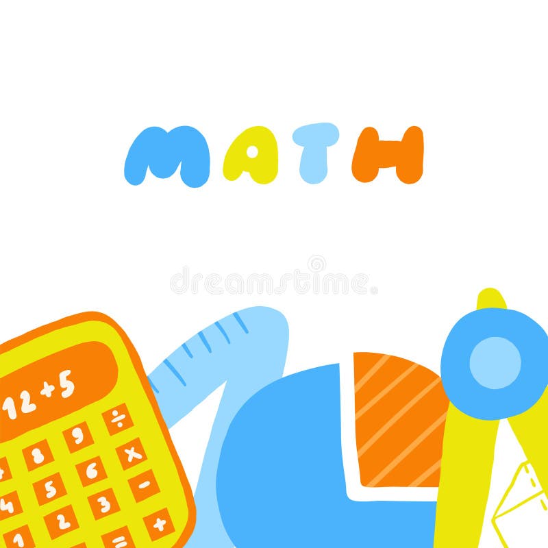 Cute Science Theme Composition, Banner Stock Illustration ...