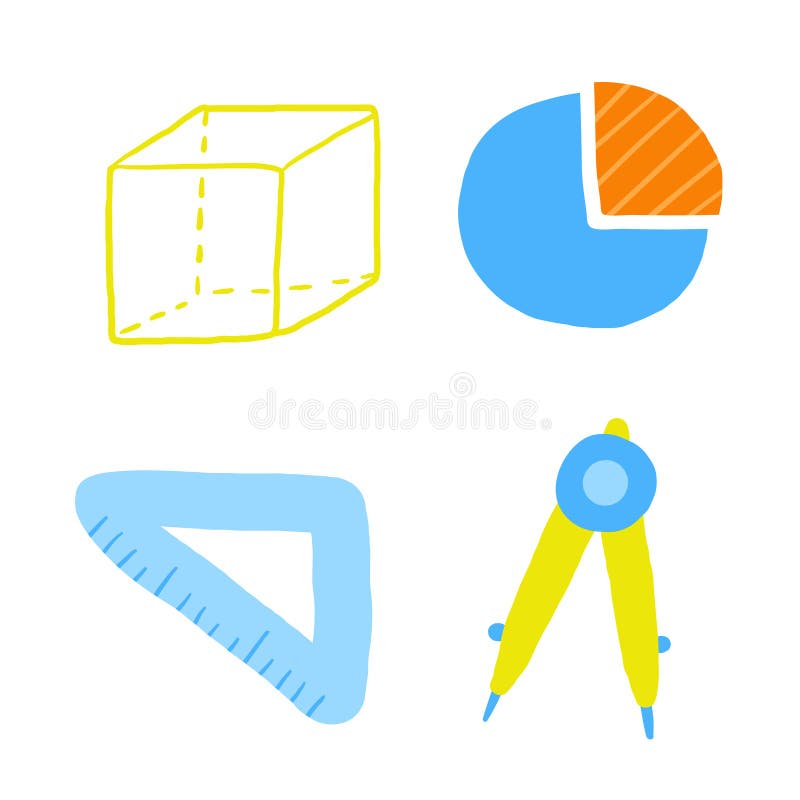 Cute Science Theme Composition, Postcard Stock Vector - Illustration of ...