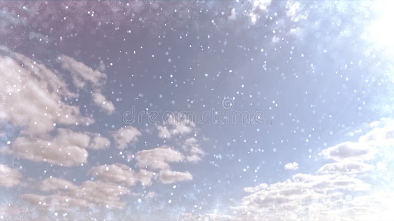 Cute Scurry on Clouds on Sky Background - Photo of Nature Stock Image ...