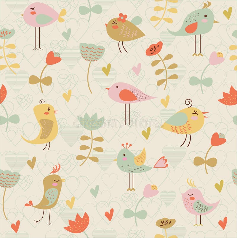 Cute seamless background stock vector. Illustration of positive - 36903339