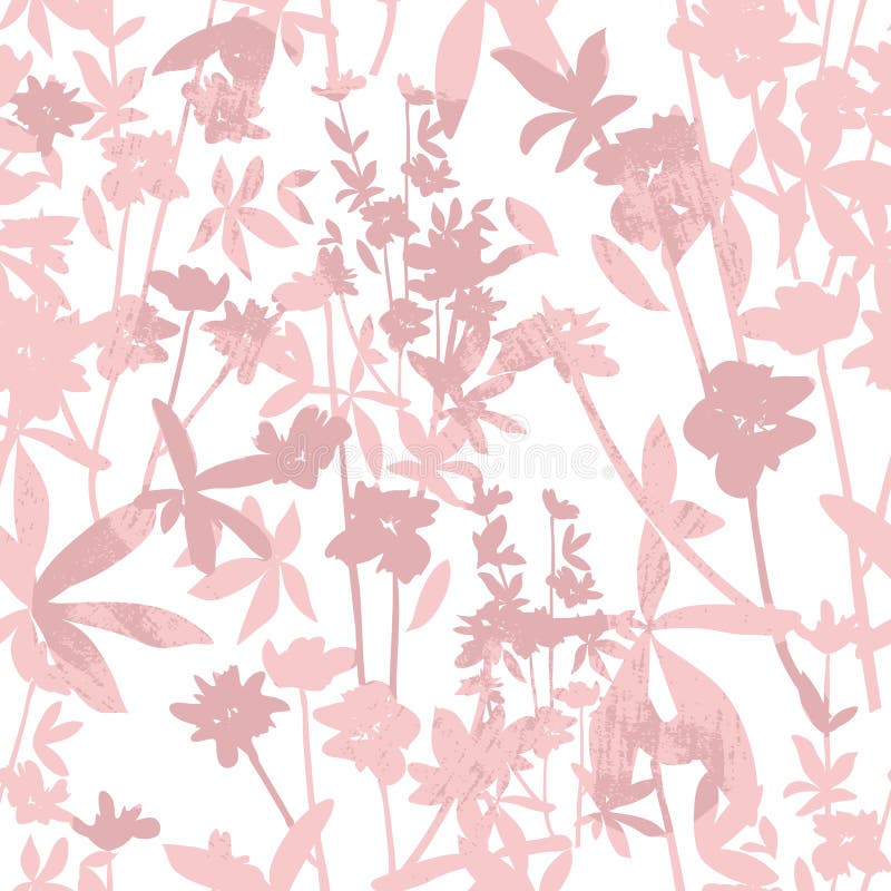 Cute Seamless Floral Pattern. Background with Flowers Stock Vector ...