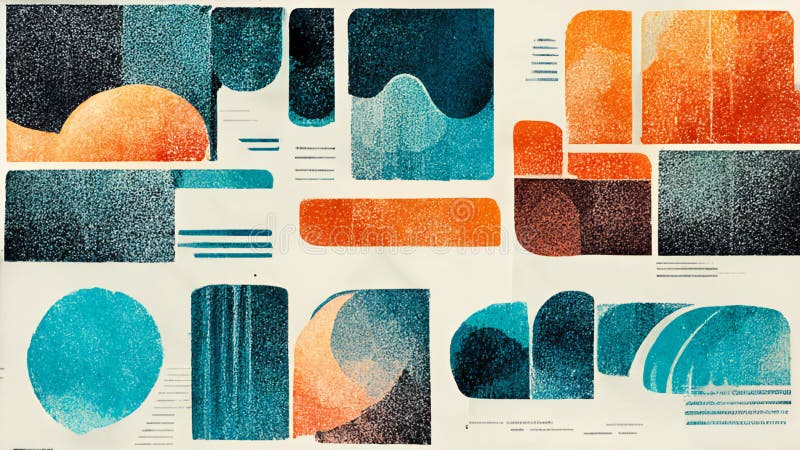 Cute Seamless Geometric Vector Pattern and Layouts, Highly Detailed ...