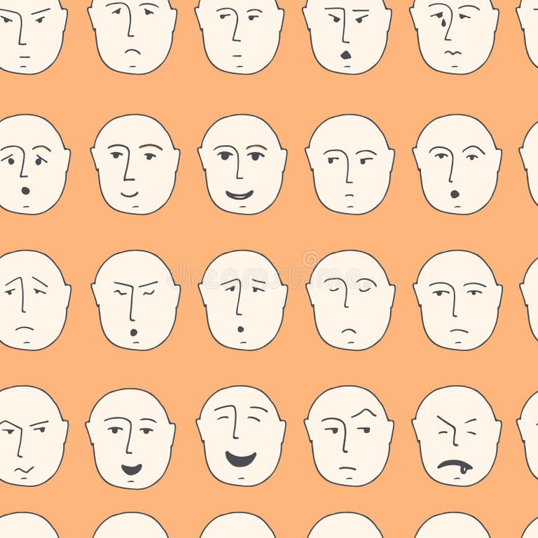 Facial Pattern Stock Illustrations – 27,117 Facial Pattern Stock ...