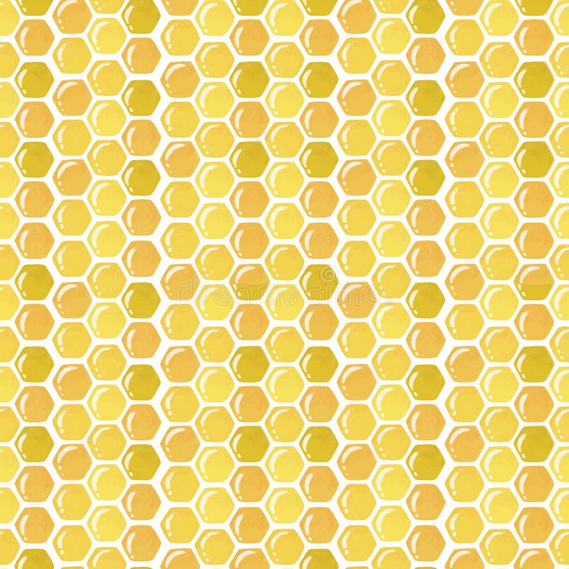 Seamless Pattern Cute Bee Comb Stock Photos - Free & Royalty-Free Stock ...