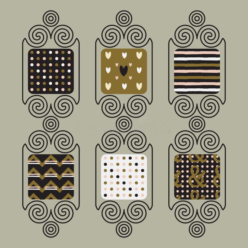 Spiral Banners. Step Process Diagram. Business Presentation Design ...