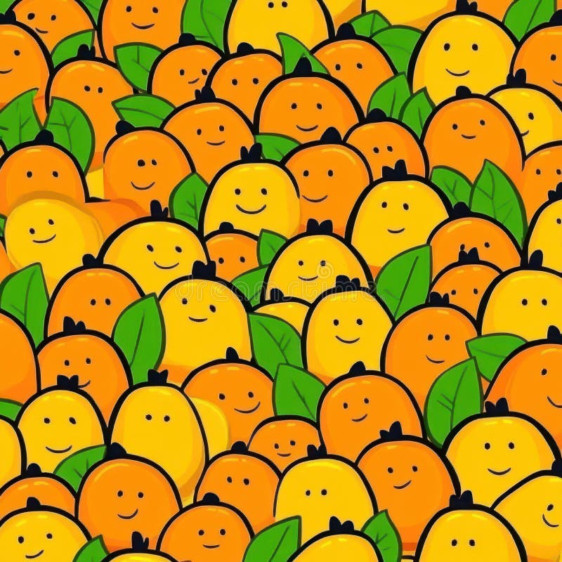 Cute Happy Mango Fruit Set Stock Photos - Free & Royalty-Free Stock ...