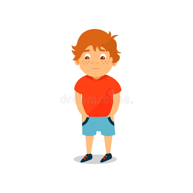 Little Kid Thinking Face - Cute Cartoon Boy Illustration Stock ... Little Kid Thinking Face - Cute Cartoon Boy Illustration Stock ...