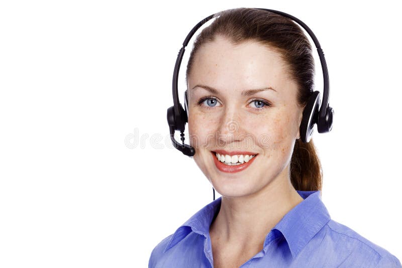 Service operator woman stock photo. Image of contact - 18291800