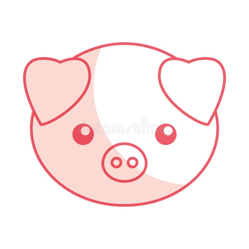 Cute Pig Pork Meat Smile Logo Stock Vector - Illustration of barbecue ...