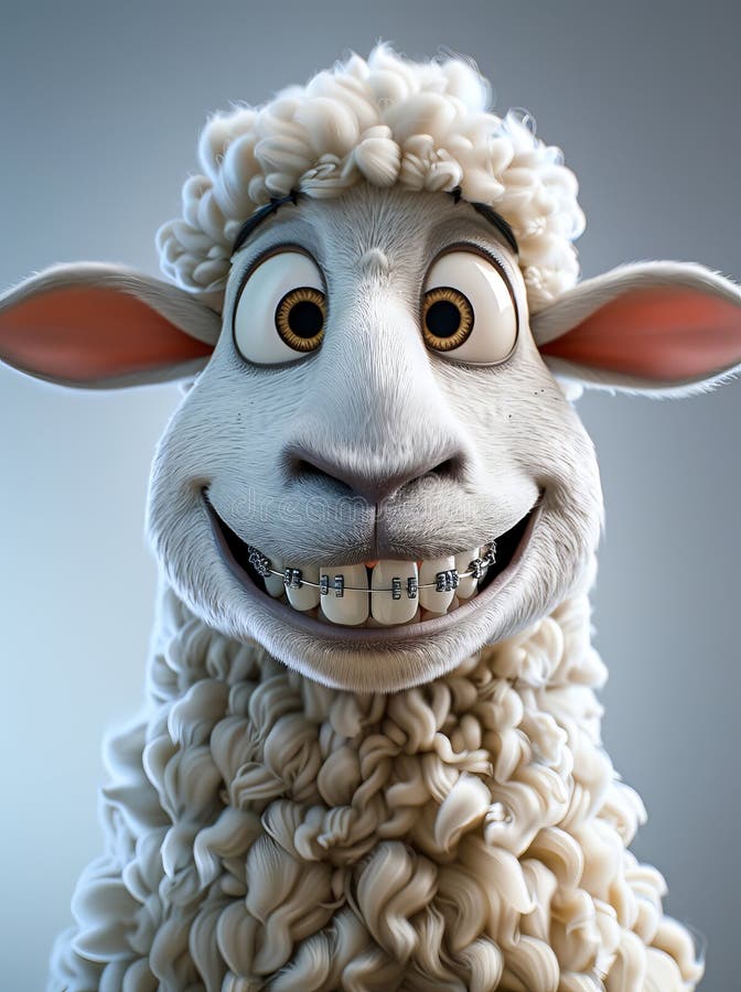 Sheep, teeth and gum stock photo. Image of spot, trader - 84253208