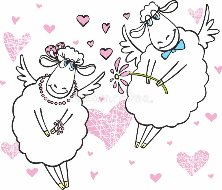 Cute Sheep Characters Stock Illustrations – 2,837 Cute Sheep Characters ...