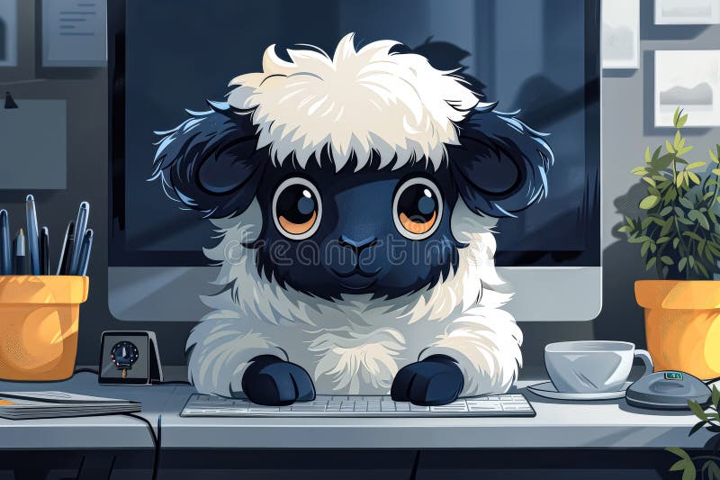 Monitor Computer Kawaii Character Stock Photos - Free & Royalty-Free ...